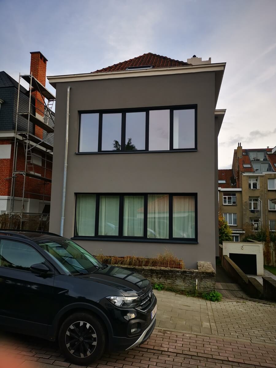 Isolation des 4 façades d'une maison à Auderghem ~ Isoleaz